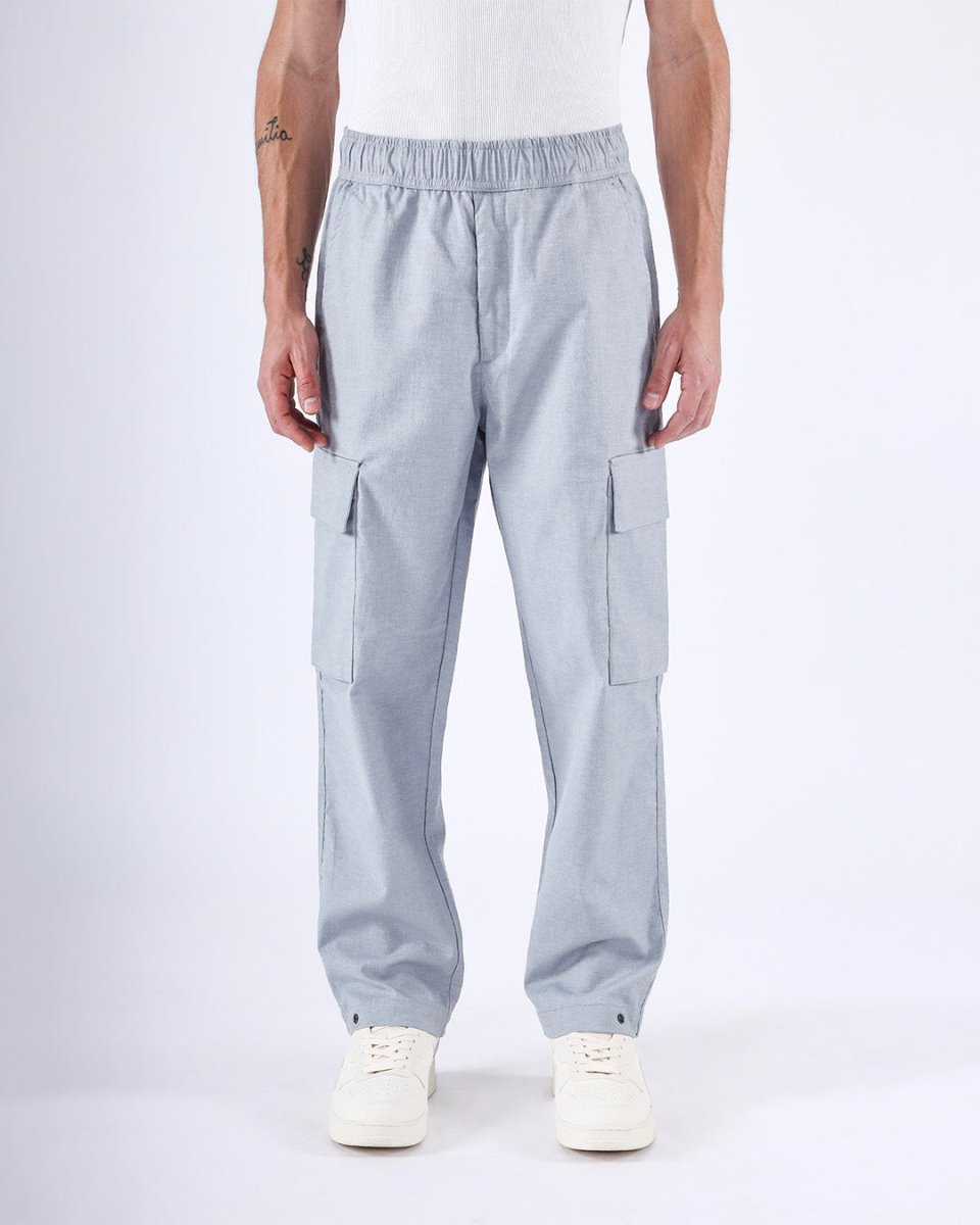 Shop Men's Air Relaxed Cargo Pants In Blue – TAILORAEDGE